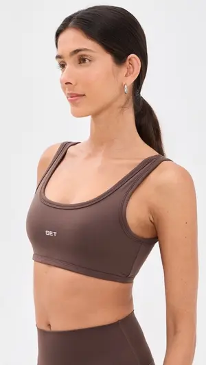 Set Al1 Breathe Scoop Sports Bra - Terrain