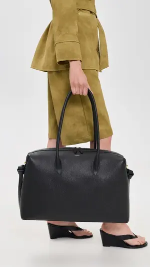 Yuzefi Large Brioche Duffle Bag - Black