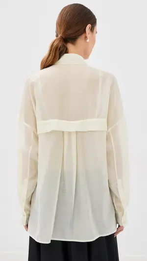 Tibi Summer Voile Oversized Shirt