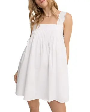 NOBODY'S CHILD Valerie Mini Dress - White