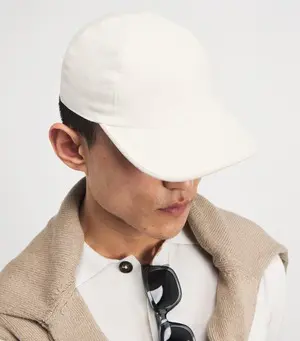 Eleventy Linen-cotton Baseball Cap