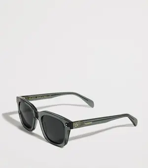 Eleventy Acetate Square Frame Sunglasses