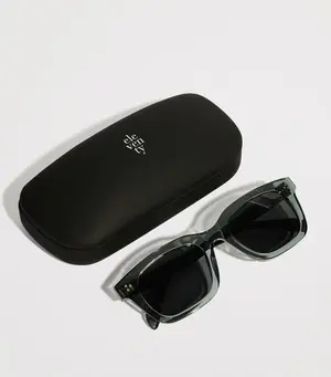 Eleventy Acetate Square Frame Sunglasses