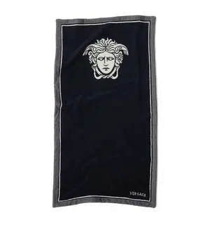 Versace Medusa Towel - Blue