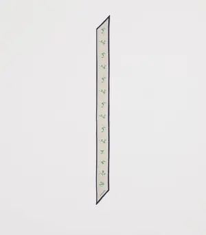 Prada Silk Skinny Scarf