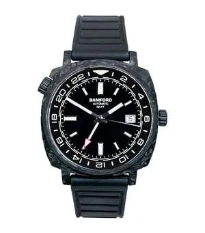 BAMFORD LONDON Forged Carbon Gmt Watch - Black