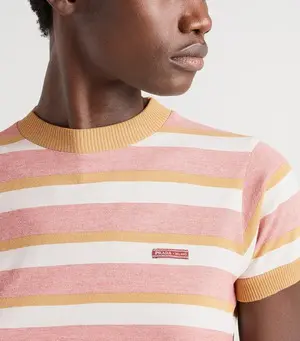Prada Cotton Bayadere Stripe T-shirt