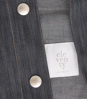 Eleventy Chambray Trucker Jacket