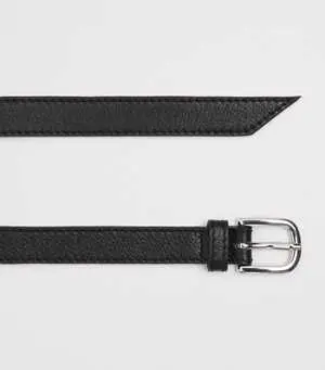 Eleventy Leather Belt - Black