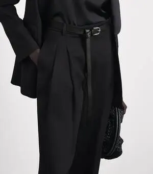 Eleventy Leather Belt - Black