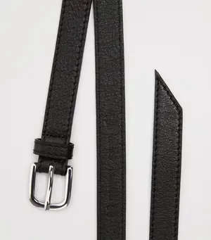 Eleventy Leather Belt - Black