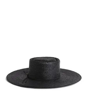 Eleventy Straw Wide Brim Hat
