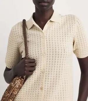 Eleventy Short-sleeve Wool Polo Shirt