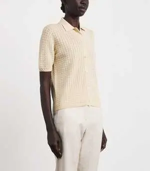 Eleventy Short-sleeve Wool Polo Shirt