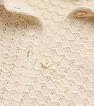 Eleventy Short-sleeve Wool Polo Shirt