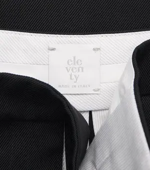 Eleventy Pleated Straight Leg Trousers