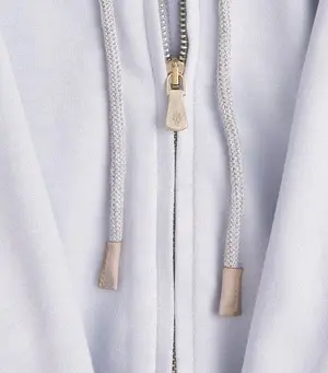 Eleventy Cotton-blend Hooded Blazer