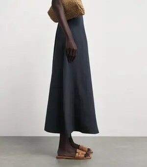Eleventy Linen Maxi Dress - Blue