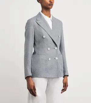 Eleventy Double-breasted Blazer