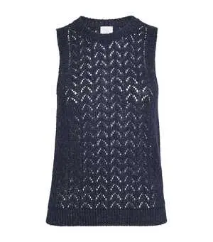 Eleventy Sleeveless Sequin Knit Sweater