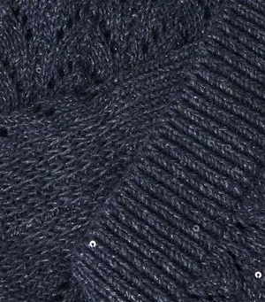 Eleventy Sleeveless Sequin Knit Sweater