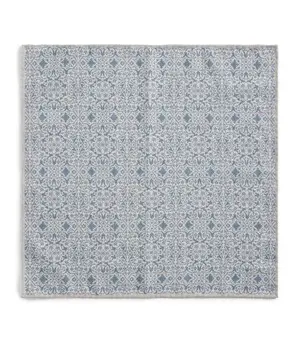 Eleventy Wool-blend Pocket Square - Blue