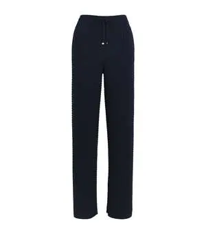 Eleventy Wool Knitted Trousers - Blue