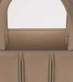 Max Mara Small Quilted Whitney Top-handle Bag - Beige