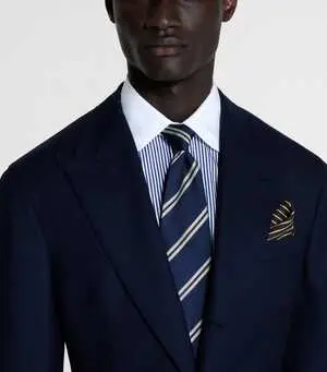 Dunhill Wool Cavendish Blazer - Navy