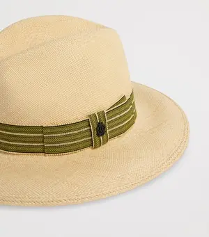 Dunhill Straw Trilby Hat