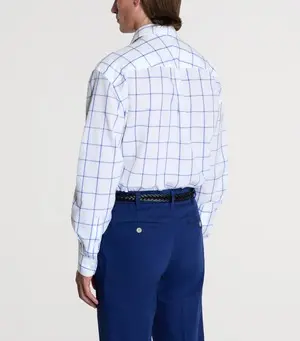 Dunhill Cotton-linen Check Shirt