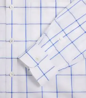 Dunhill Cotton-linen Check Shirt