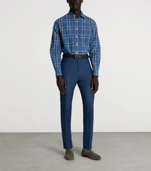 Dunhill Cotton Check Print Shirt