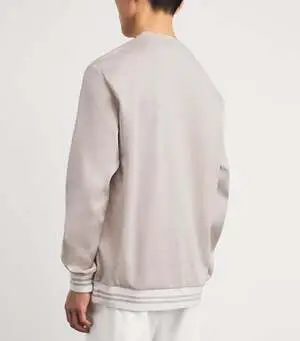 Eleventy Cotton Blend Crewneck Sweatshirt