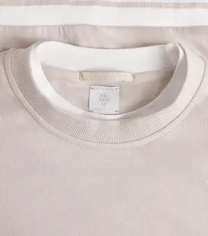 Eleventy Cotton Blend Crewneck Sweatshirt