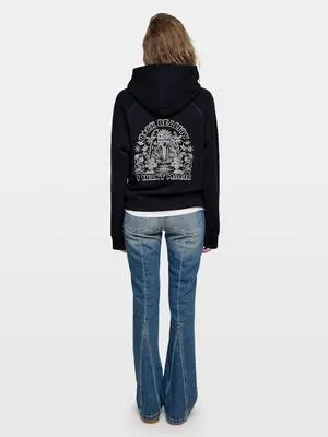 Zadig&Voltaire Georgy Sweatshirt With Rhinestone Embellishments