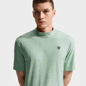 Nike Tartan Mock Neck Dri-fit Top