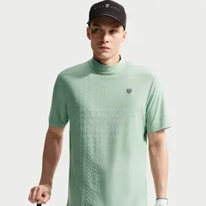 Nike Tartan Mock Neck Dri-fit Top