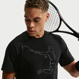 Nike Court Dri-fit Tennis T-shirt - Black