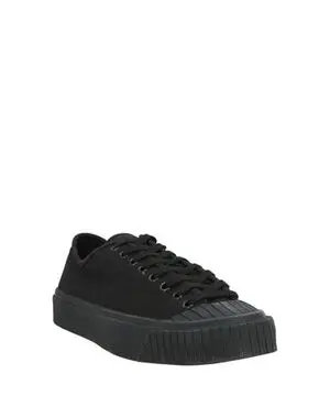 PAURA Low Top Sneakers Textile Fibers - Black