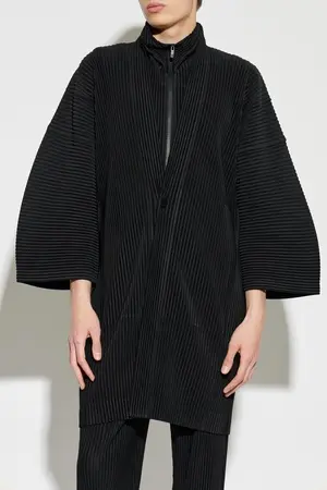 Issey Miyake Pleated Short Coat