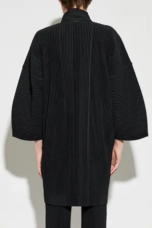 Issey Miyake Pleated Short Coat