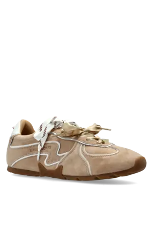 NAKED WOLFE Adored" Suede Sneakers - Beige