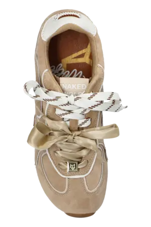 NAKED WOLFE Adored" Suede Sneakers - Beige