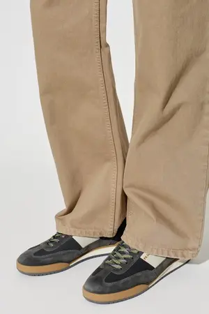 Paul Smith Paneled Suede And Textile Low Top Sneakers