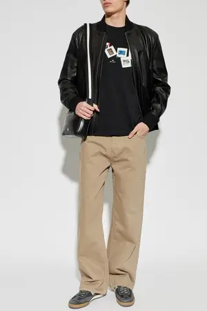 Paul Smith Paneled Suede And Textile Low Top Sneakers