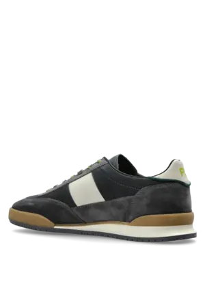 Paul Smith Paneled Suede And Textile Low Top Sneakers