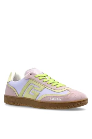 Balmain Swan Low Top Sneakers