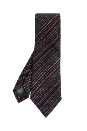 Paul Smith Striped Pattern Neck Tie - Multicolour