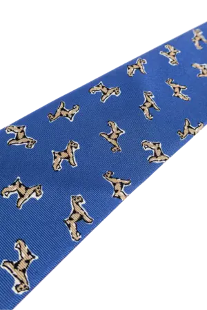 Paul Smith Silk Tie With Dog Motif